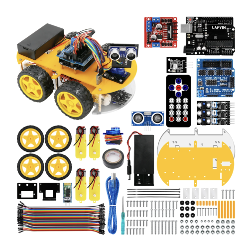 Kit de Coche Robot LAFVIN - Construye Tu Propio Vehículo Inteligente